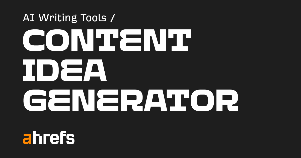 Generador gratuito de ideas de contenido con IA