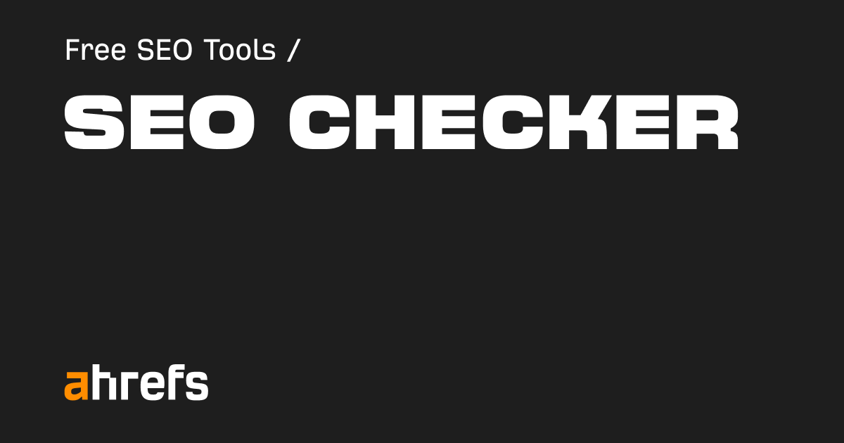SEO Checker